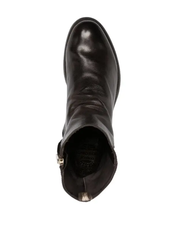 Officine Creative Zip-up Leather Ankle Boots