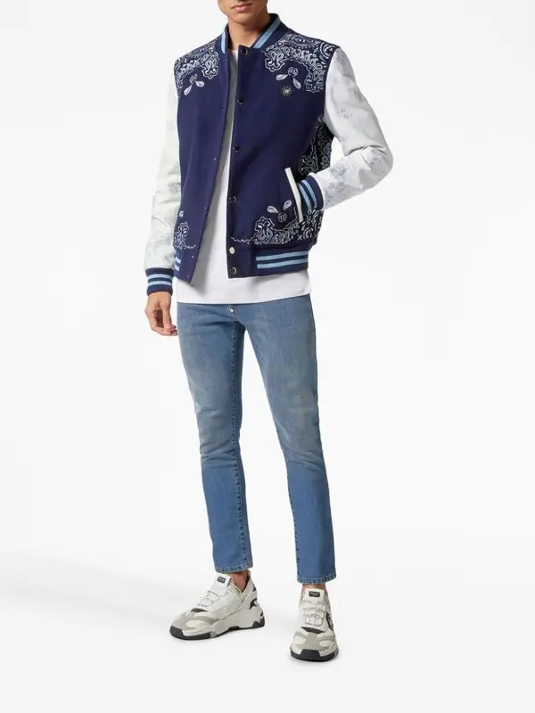 Philipp Plein Paisley-print Bomber Jacket