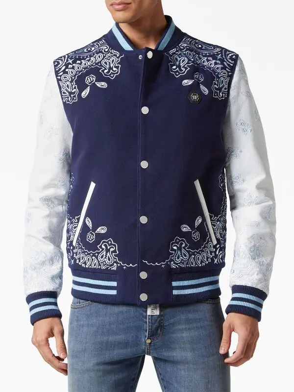 Philipp Plein Paisley-print Bomber Jacket