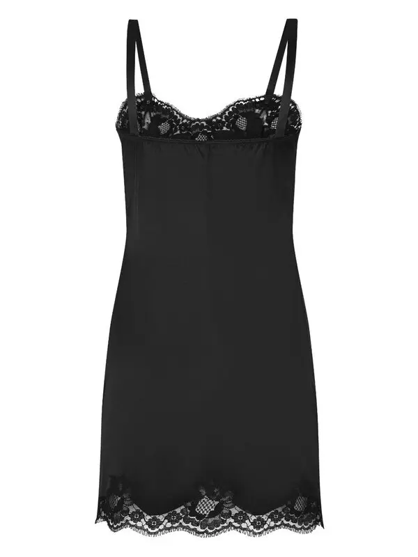 Dolce & Gabbana Lace-detailing Silk-blend Camisole