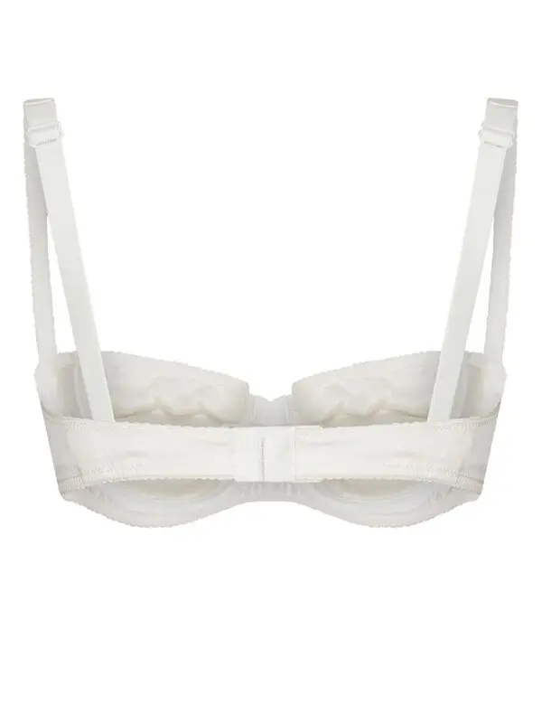 Dolce & Gabbana Lace-detail Balconette Bra - White