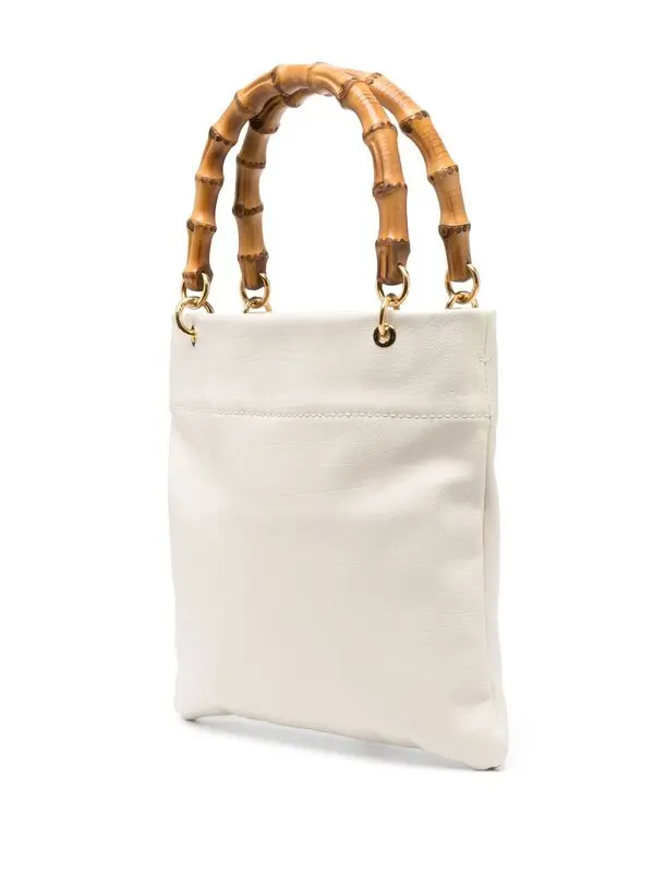 JIL SANDER Small Bamboo-handle Tote Bag