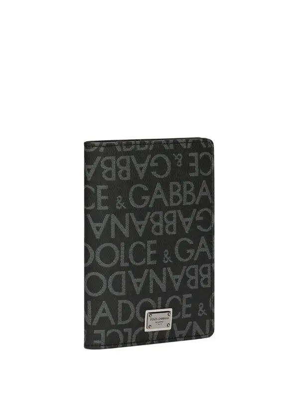 Dolce & Gabbana Logo-plaque Jacquard Cardholder