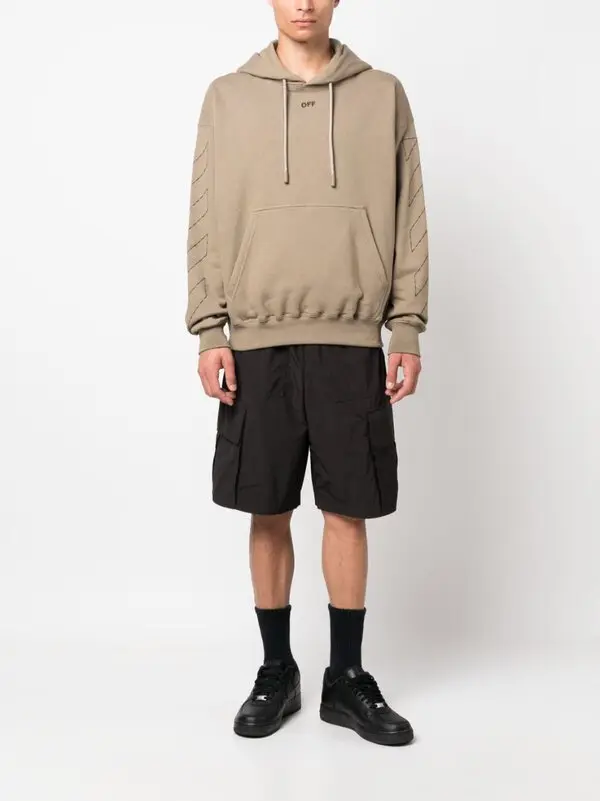 Off-White Off Stitch Cotton Hoodie