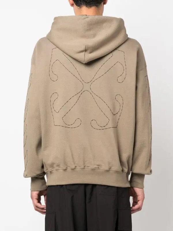 Off-White Off Stitch Cotton Hoodie