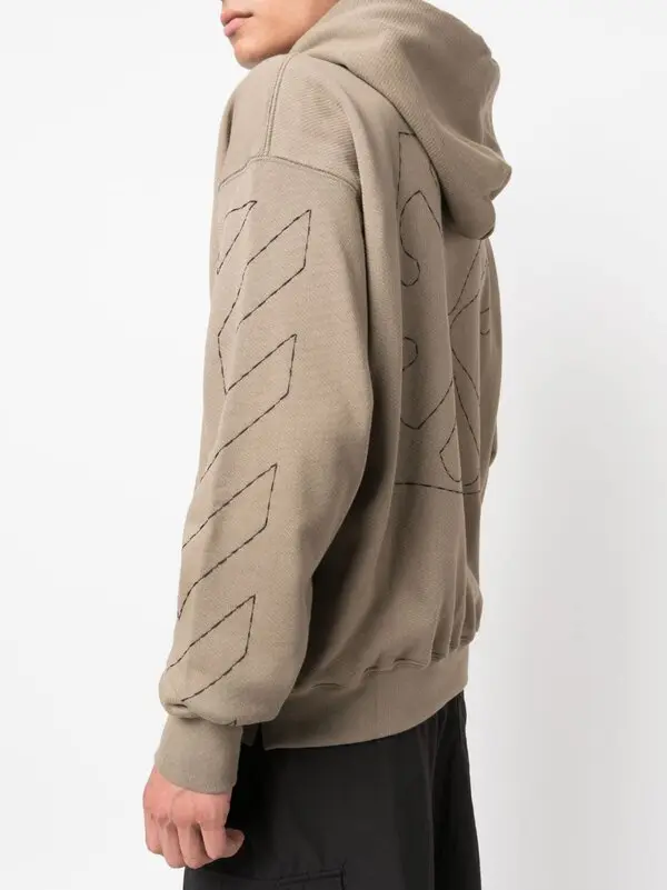 Off-White Off Stitch Cotton Hoodie