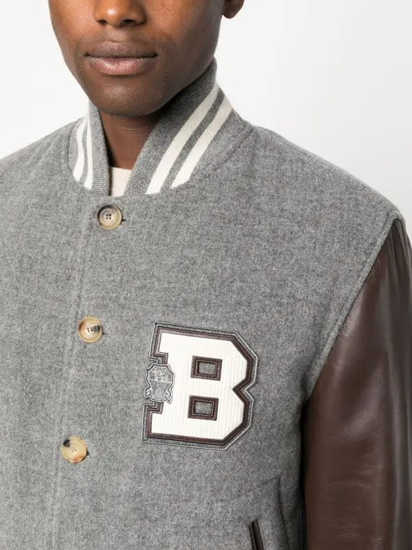 Brunello Cucinelli Patch-lettering Bomber Jacket