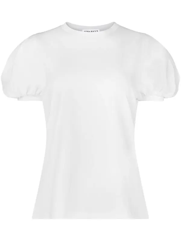 Nina Ricci Puff Sleeve Cotton T-shirt