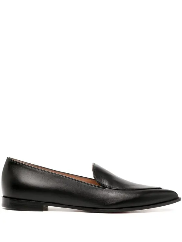 GIANVITO ROSSI Perry Leather Loafers