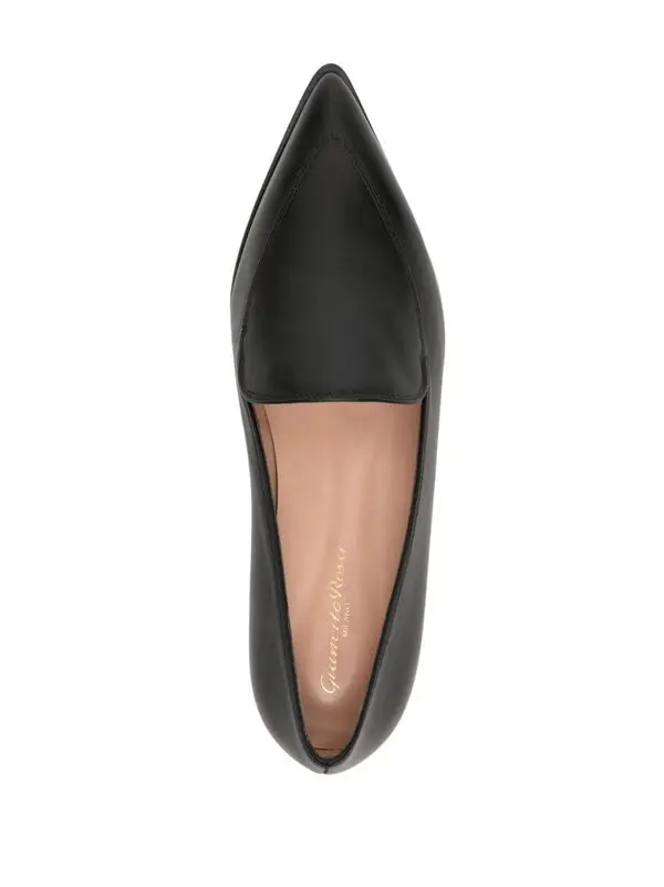 GIANVITO ROSSI Perry Leather Loafers