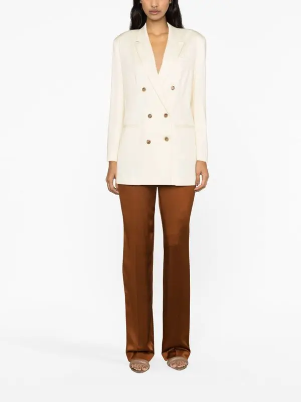 Fabiana Filippi Double-breasted Blazer - White