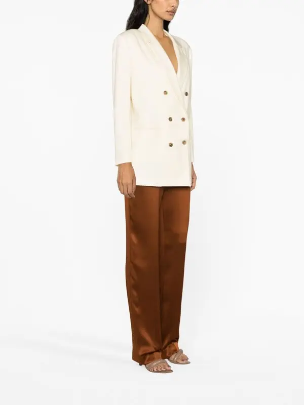 Fabiana Filippi Double-breasted Blazer - White