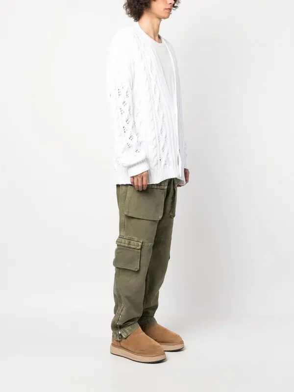 1989 STUDIO Open-knit V-neck Cardigan