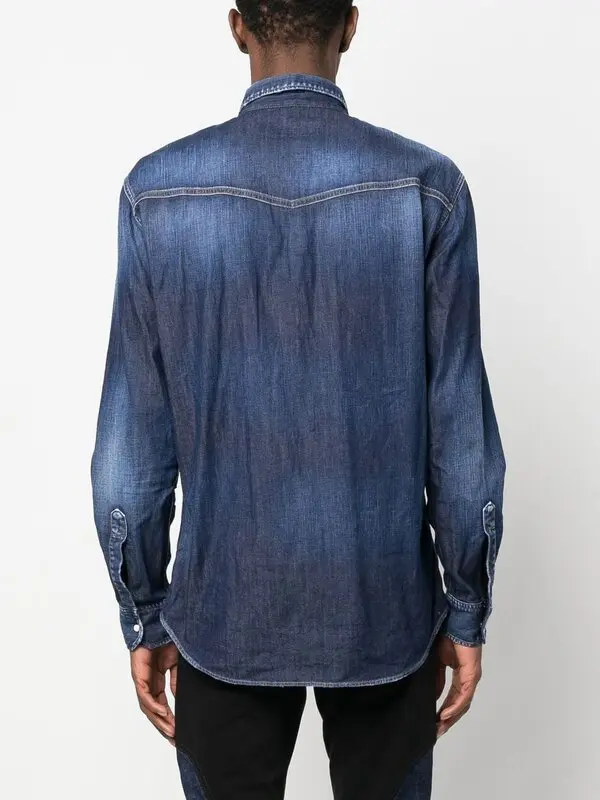 Dsquared2 Long-sleeved Denim Shirt