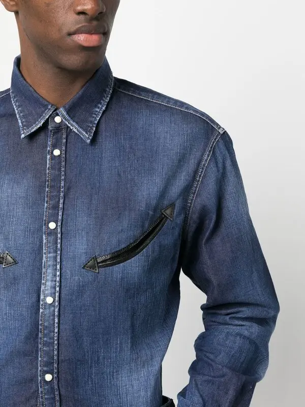 Dsquared2 Long-sleeved Denim Shirt