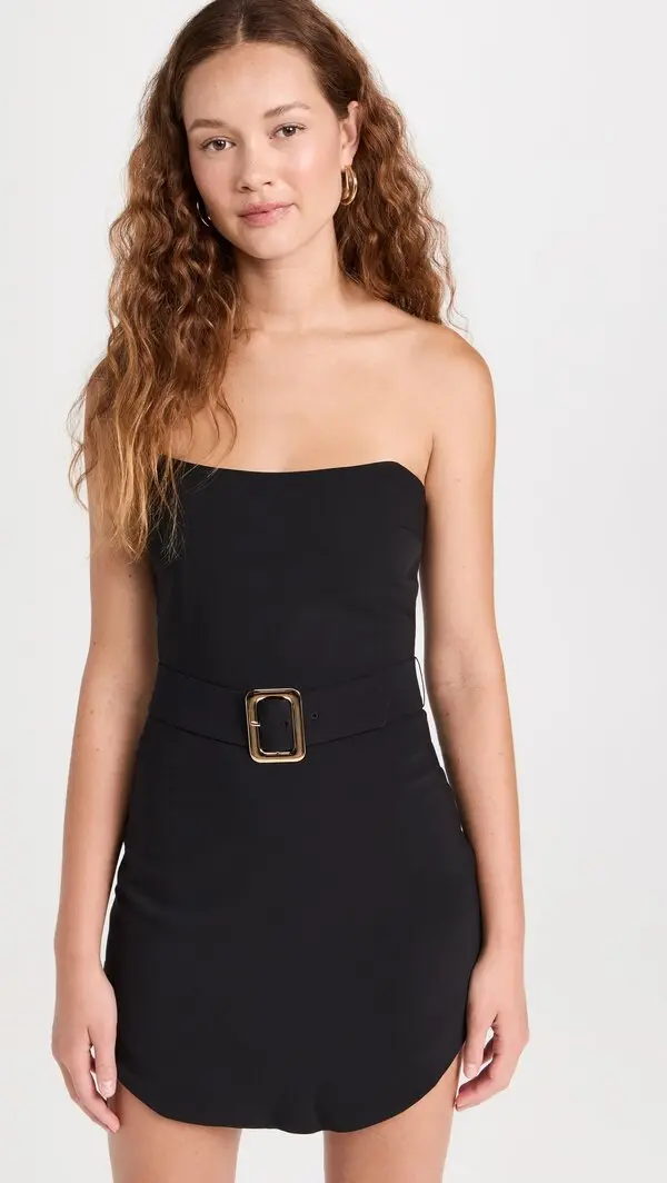 Amanda Uprichard Joss Dress In Black - 75% Off | Editorialist
