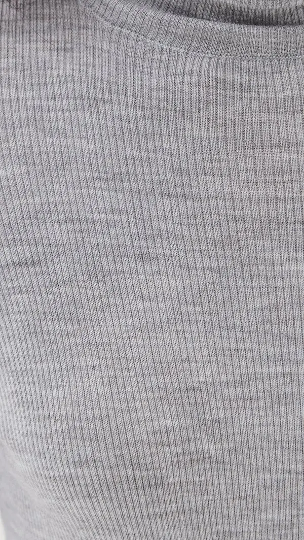 Tibi Feather Weight Ribbed Turtleneck Pullover