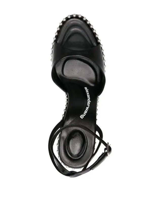 Alexander Wang Nova 145mm Platform Leather Sandals