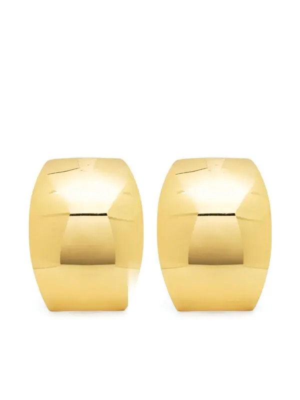Federica Tosi Oval Polished Earrings - Gold