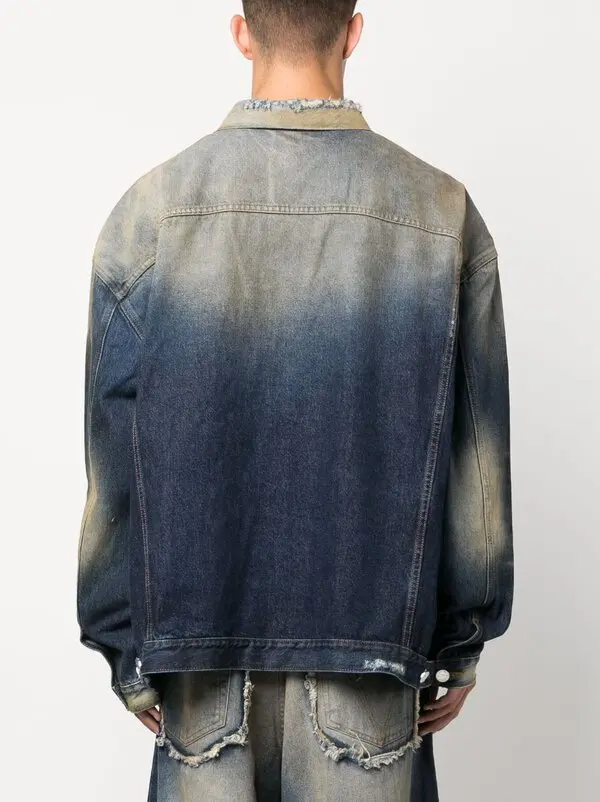 Vetements Distressed-effect Denim Jacket