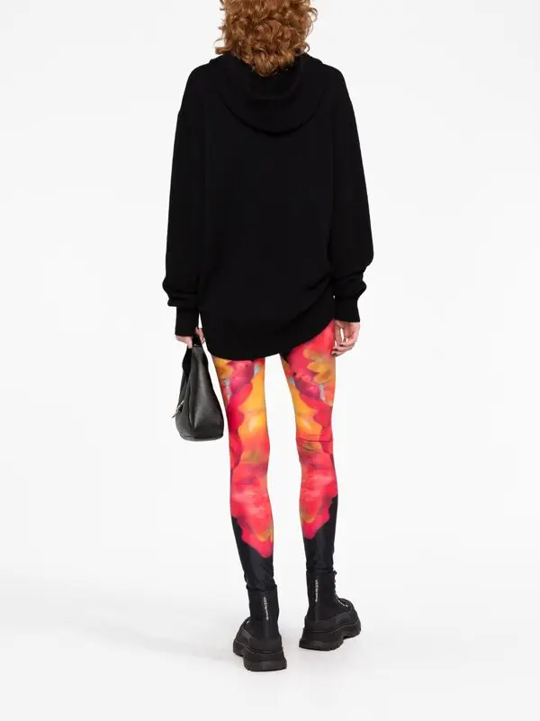 Alexander McQueen Abstract-print Leggings