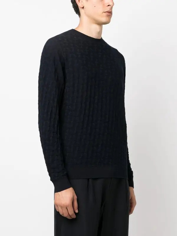 Giorgio Armani Crew-neck Knitted Jumper