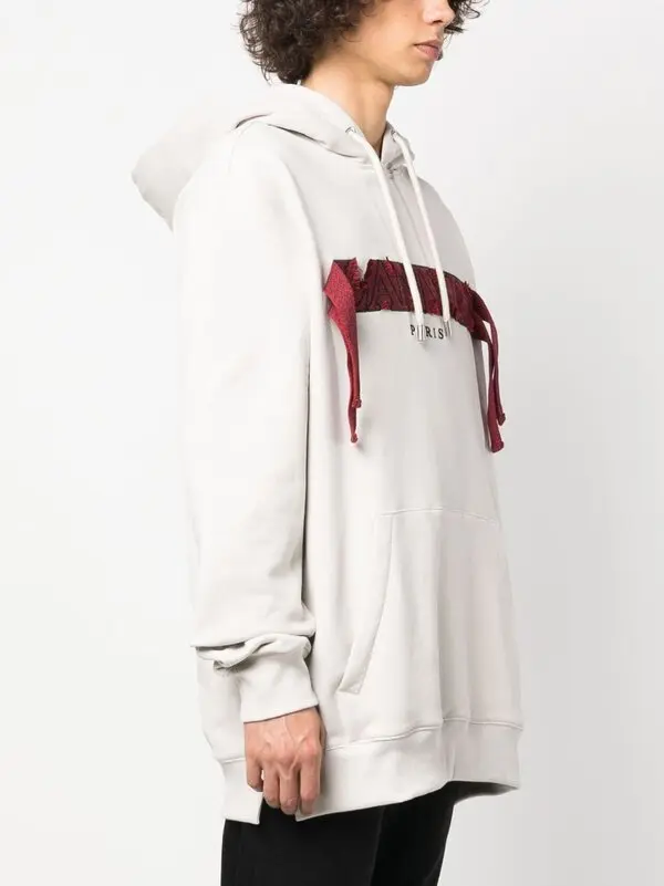 LANVIN Oversized Logo-appliqué Hoodie