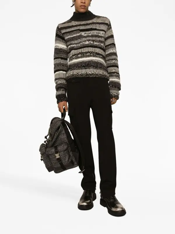 Dolce & Gabbana Logo Jacquard Backpack