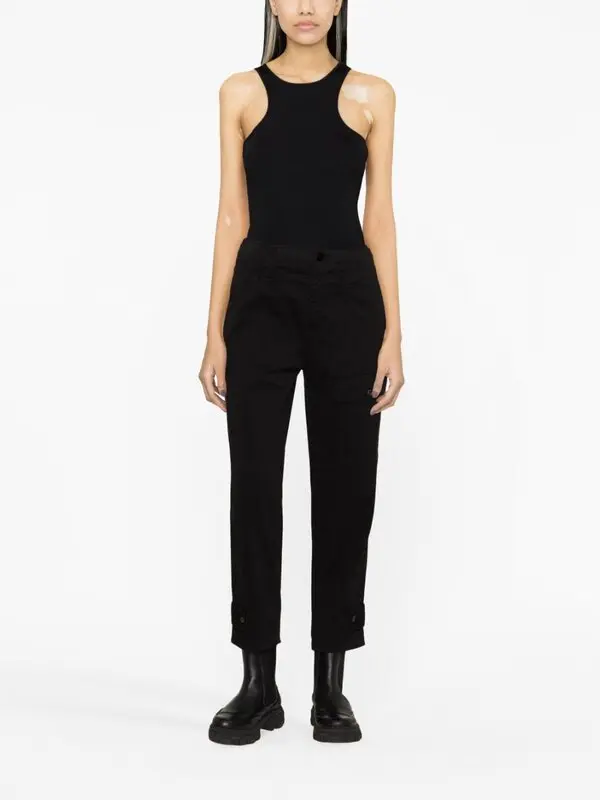 Pinko High-waisted Trousers With Front Pocket