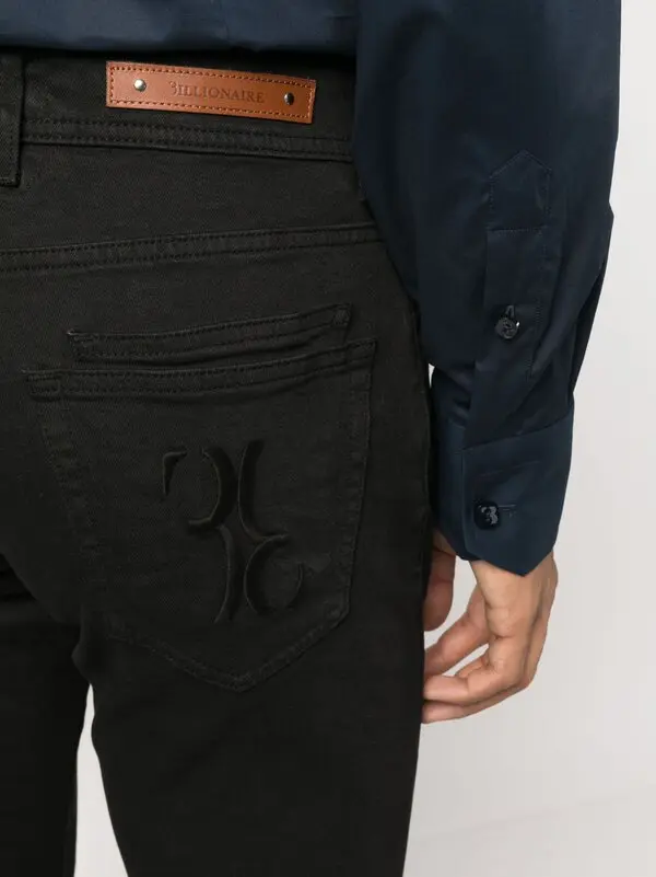 BILLIONAIRE Straight-leg Jeans - Black