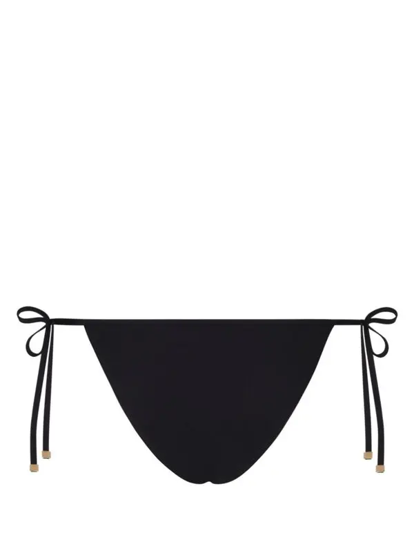 Dolce & Gabbana Logo-plaque Bikini Bottom - Black