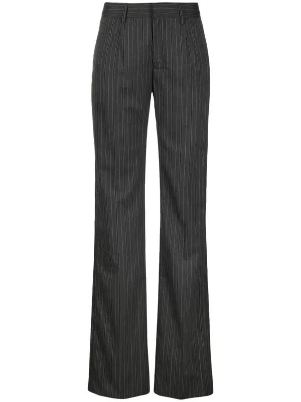 Alessandra Rich Pinstriped Tailored Trousers