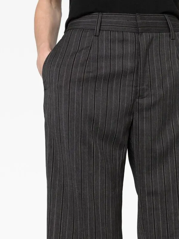 Alessandra Rich Pinstriped Tailored Trousers