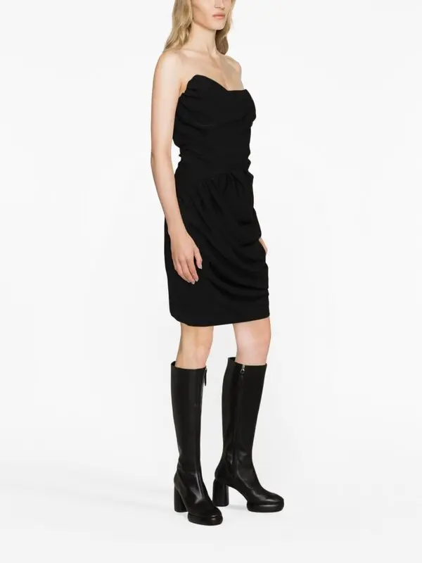 VIVIENNE WESTWOOD Draped Corset-bodice Dress