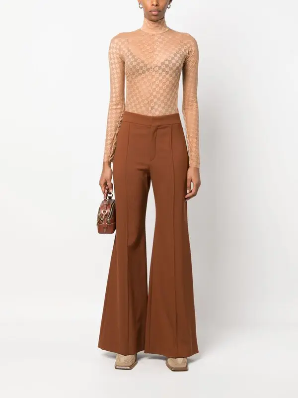 FORTE_FORTE Lace Detail Top - Neutrals