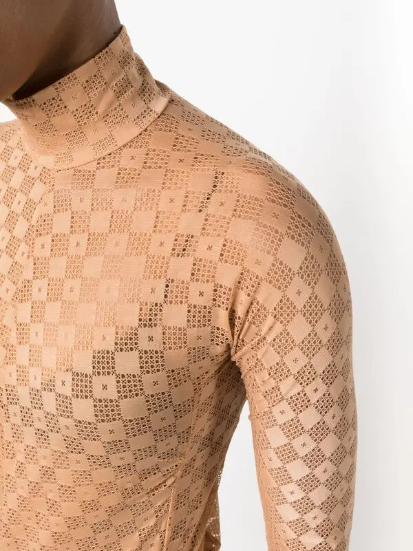 FORTE_FORTE Lace Detail Top - Neutrals