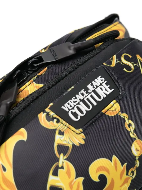 Versace Chain Couture-print Belt Bag