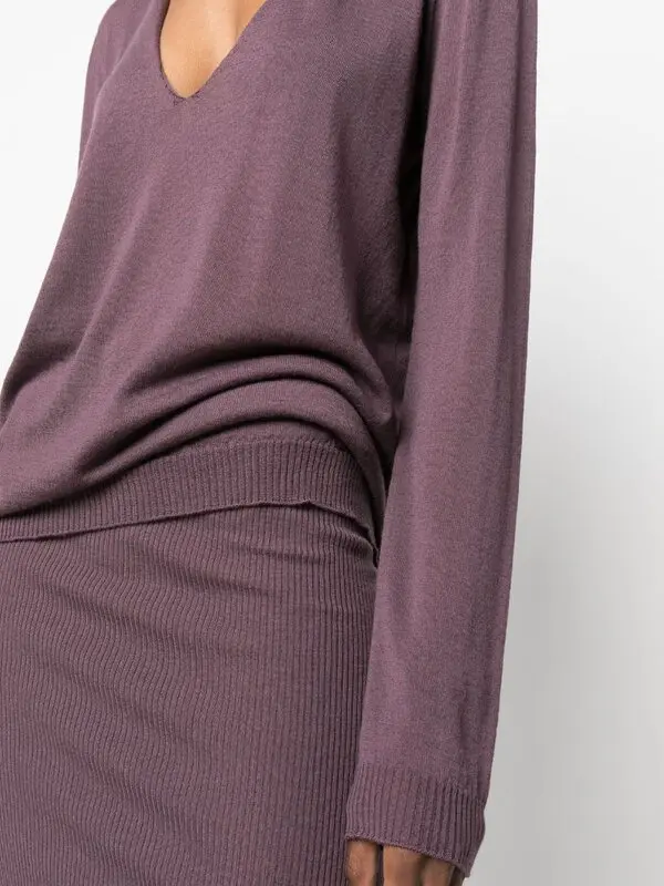 Rick Owens V-neck Wool Juper
