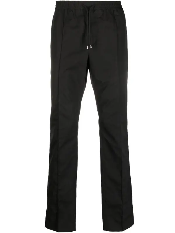 Valentino Garavani Straight-leg Drawstring Trousers - Black