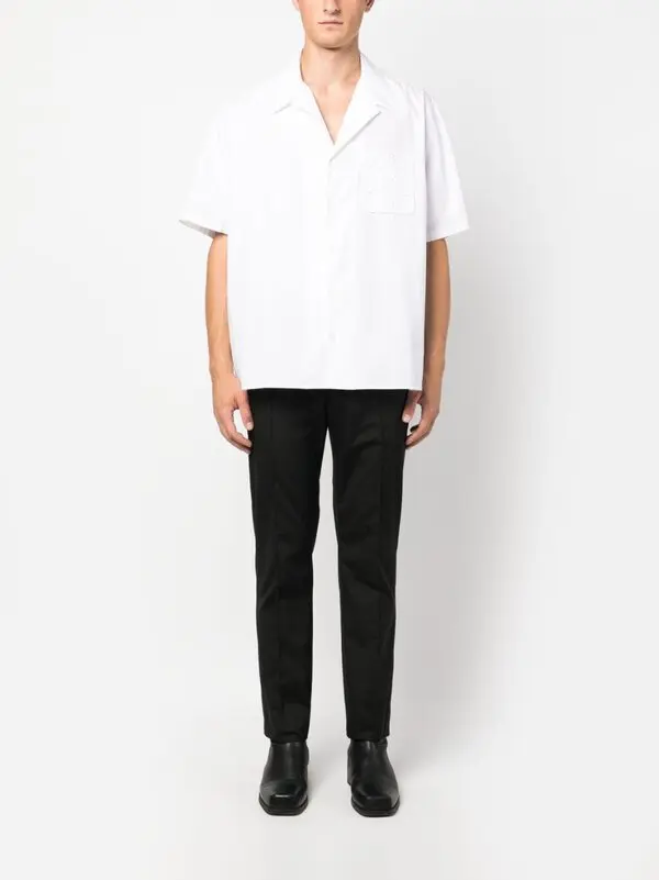 Valentino Garavani Straight-leg Drawstring Trousers - Black