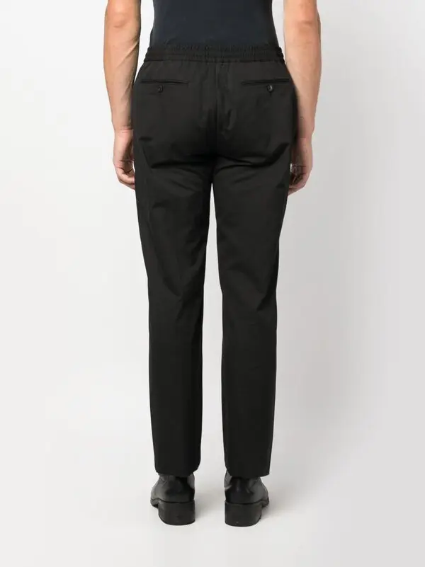 Valentino Garavani Straight-leg Drawstring Trousers - Black