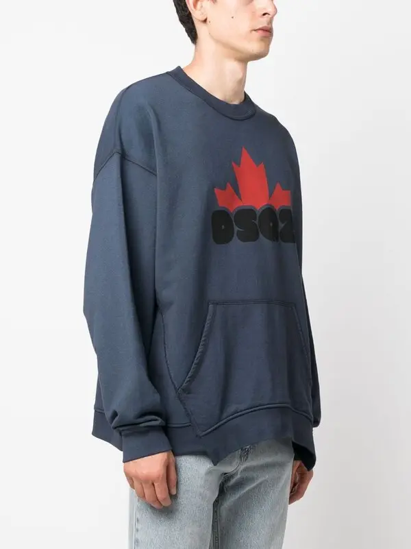 Dsquared2 Logo-print Cotton Jumper