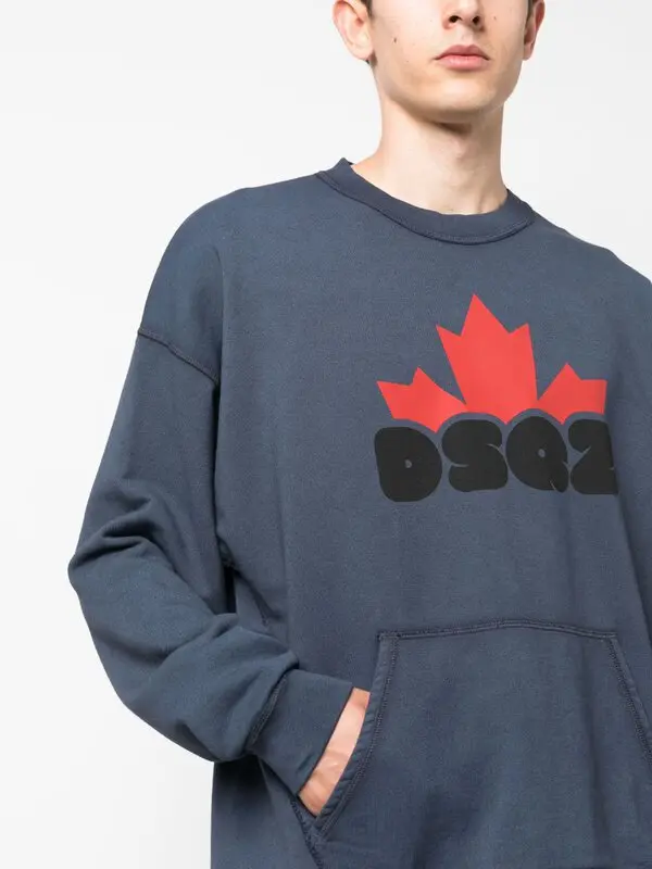 Dsquared2 Logo-print Cotton Jumper