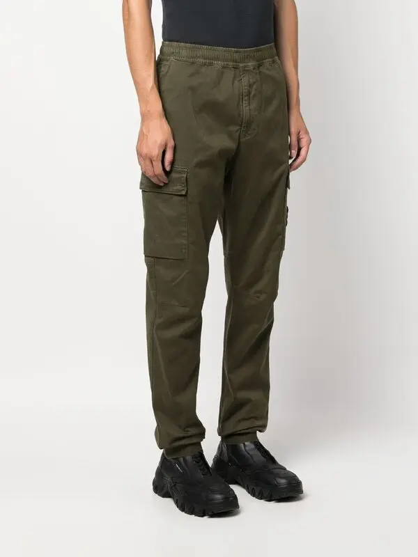 Stone Island Tapered Cargo Trousers - Green