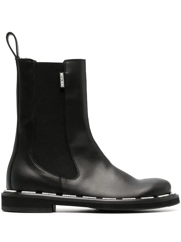 Moschino Print Boots
