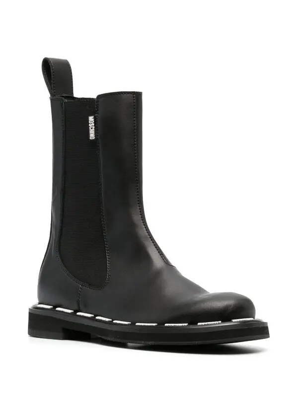 Moschino Print Boots