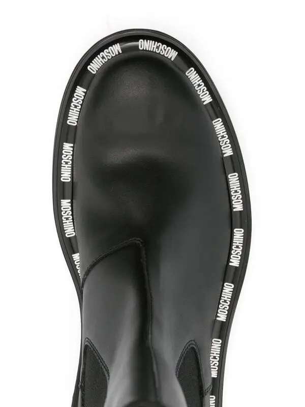 Moschino Print Boots