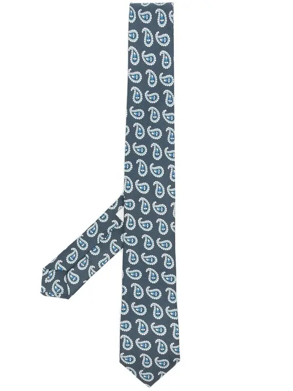 Etro Paisley-print Jacquard Silk Tie