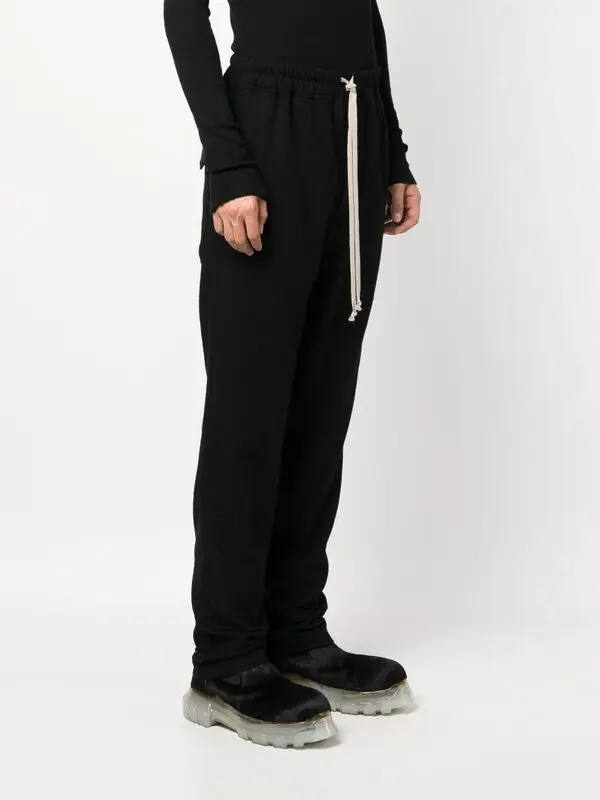 Rick Owens Straight-leg Wool Track Pants - Black