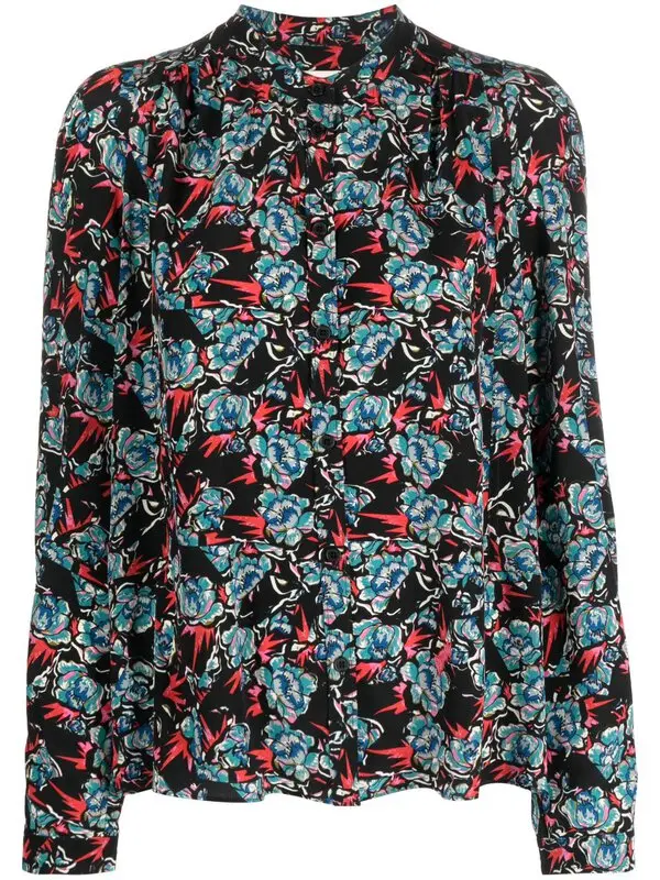 Zadig&Voltaire Tchin Printed Silk Blouse